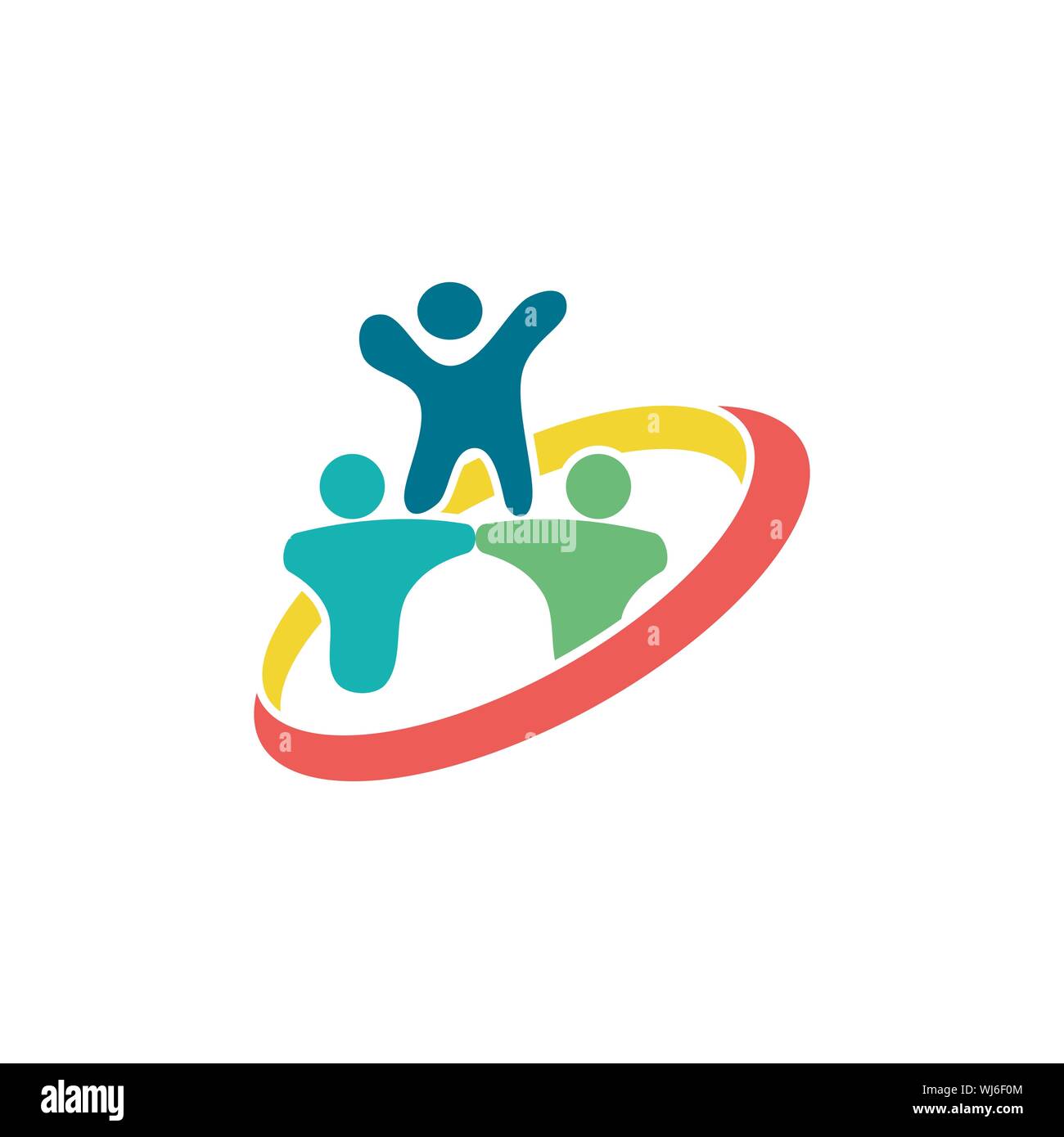 Trust Commitment Teamwork Together Business Illustration Vector Stock ...