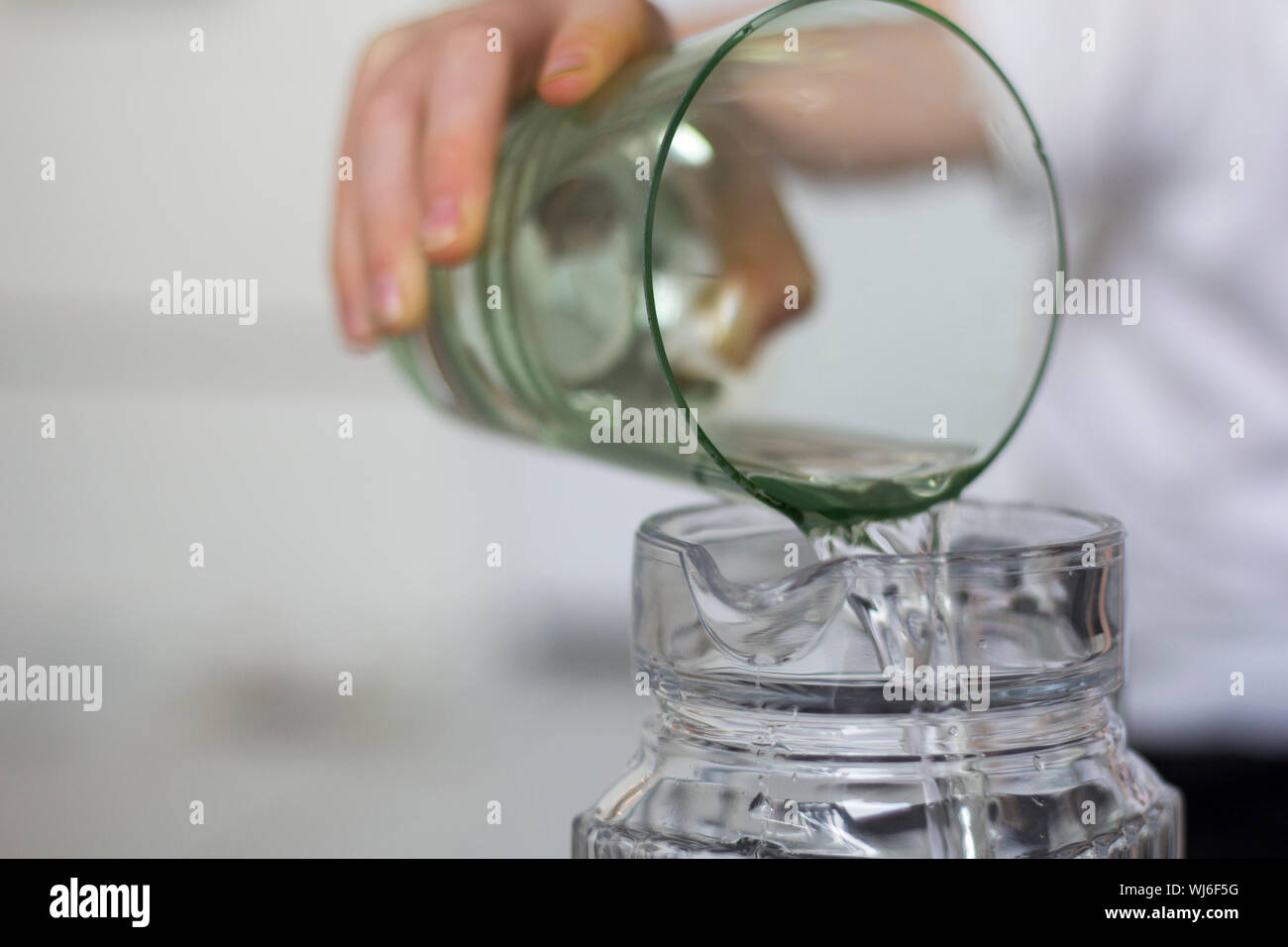 Child water hand hi-res stock photography and images - Alamy