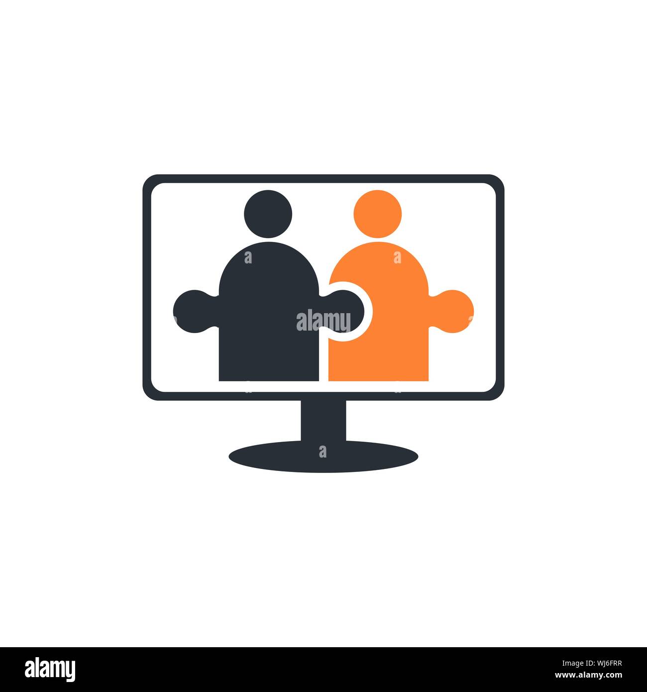 Trust Commitment Teamwork Together Business Illustration Vector Stock ...
