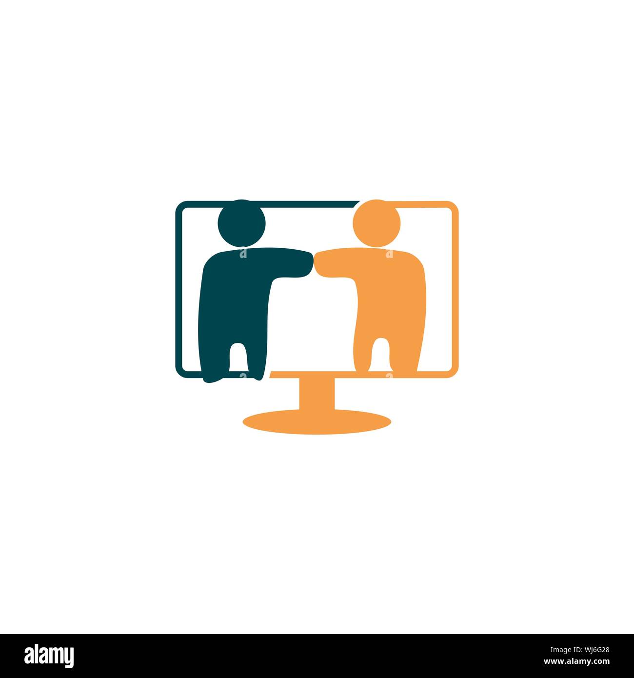 Trust Commitment Teamwork Together Business Illustration Vector Stock ...