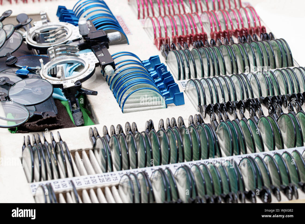 The basics of vision correction. Set of lenses for patients matching in ...