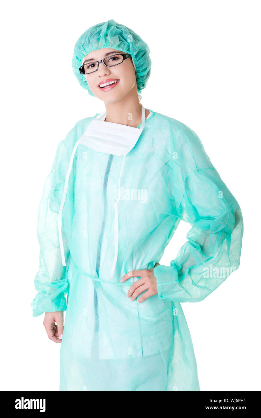 Operating gown hi-res stock photography and images - Alamy