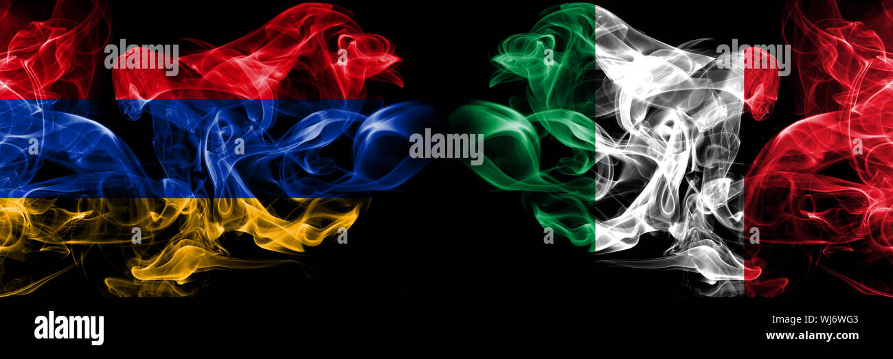 Armenia, Armenian, Italy, Italian competition thick colorful smoky ...