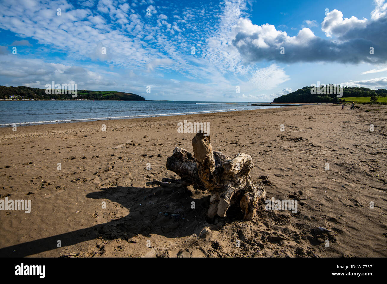 Landscape with llansteffan hi-res stock photography and images - Alamy