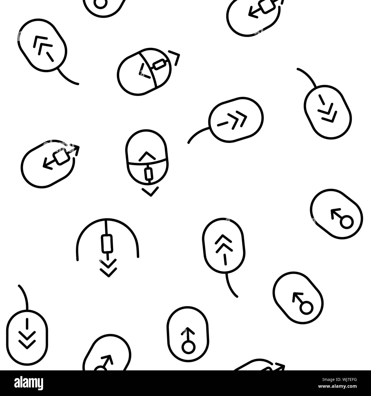 Scroll Vector Seamless Pattern Stock Vector Image & Art - Alamy