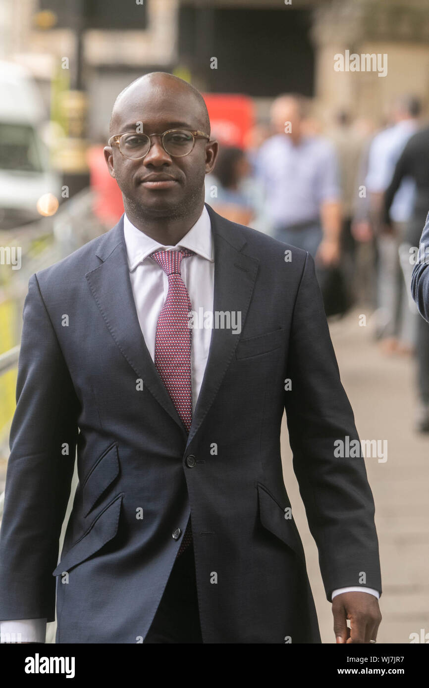 Westminster London,UK. 3rd September 2019. Sam Gyimah Conservative ...