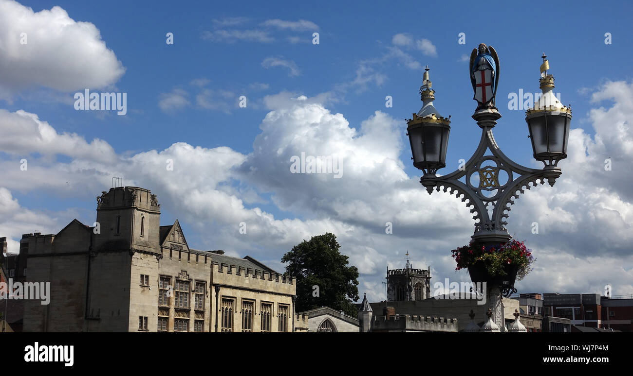 Lamp post, York, Yorkshire, England, UK Stock Photo - Alamy