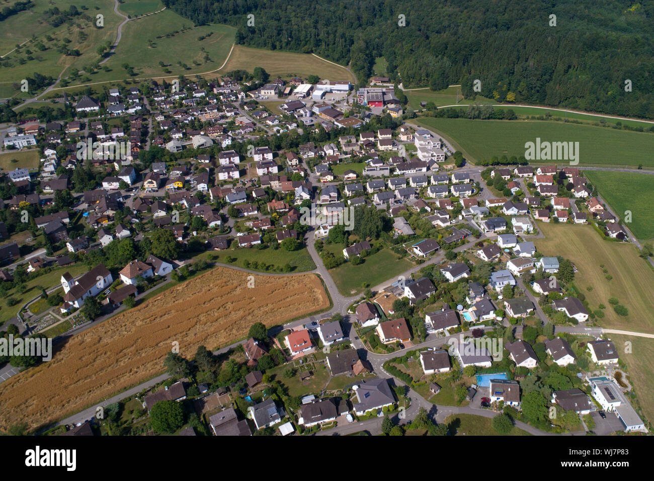 Magden aerial view Stock Photo - Alamy