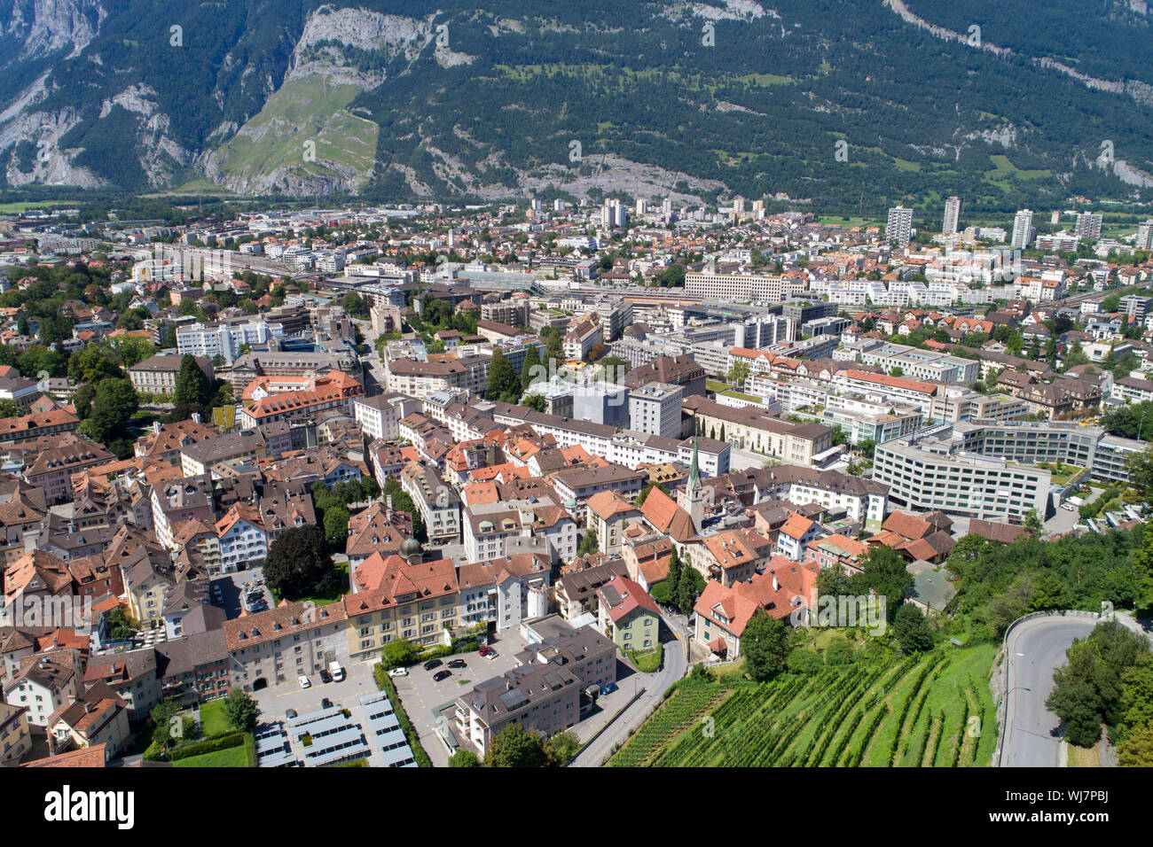 Chur aerial hi-res stock photography and images - Alamy