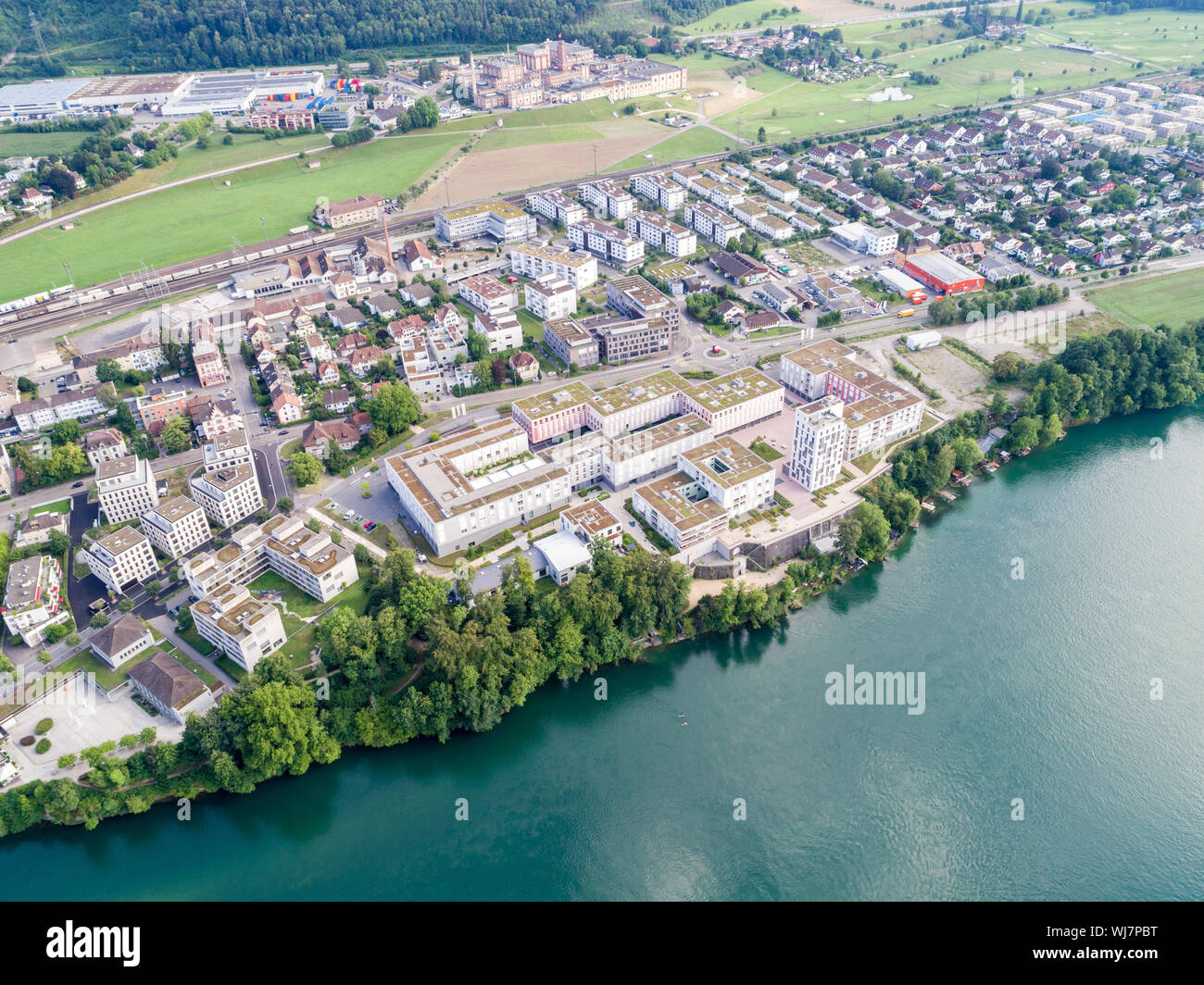Rhein luftbild hi-res stock photography and images - Alamy