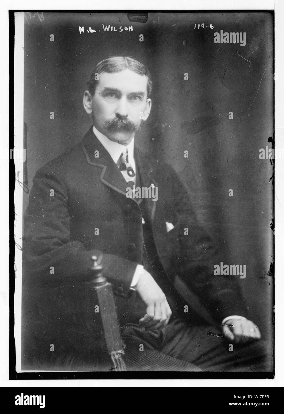 H.L. Wilson, portrait bust Stock Photo - Alamy