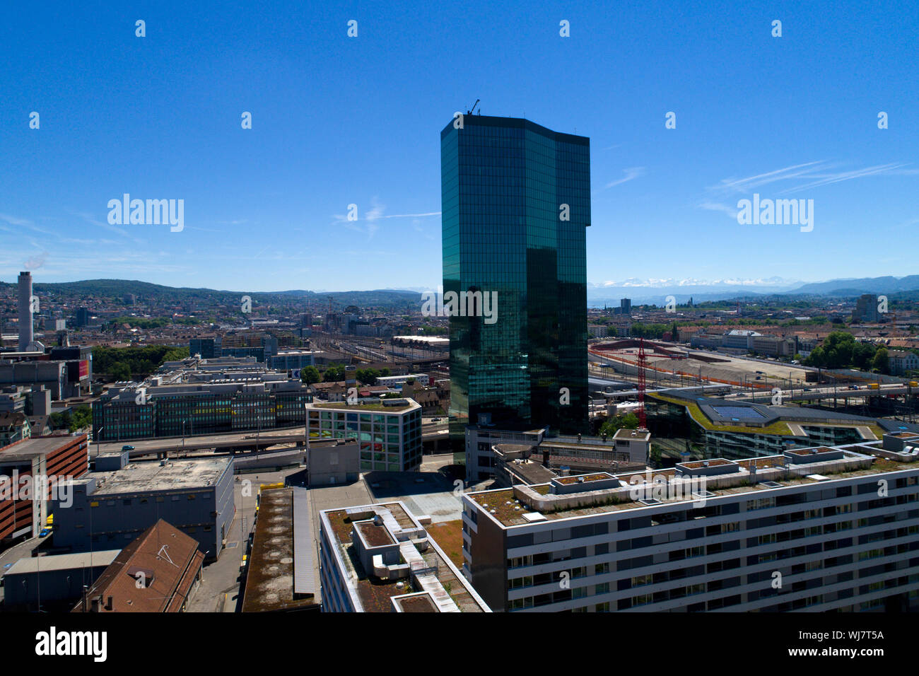 Aerial view Primetower Stock Photo - Alamy