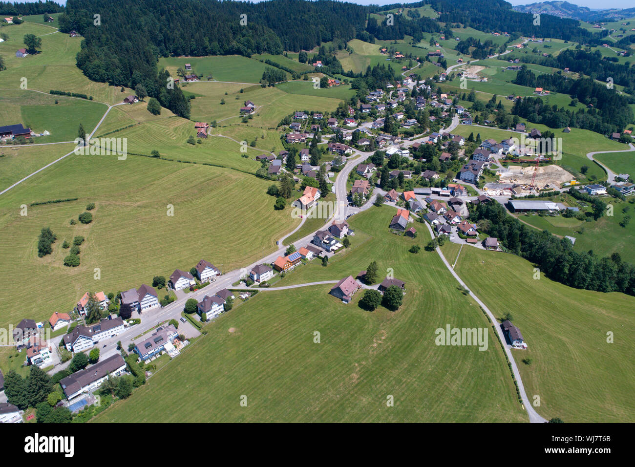 Aerial photo Teufen AR Stock Photo - Alamy