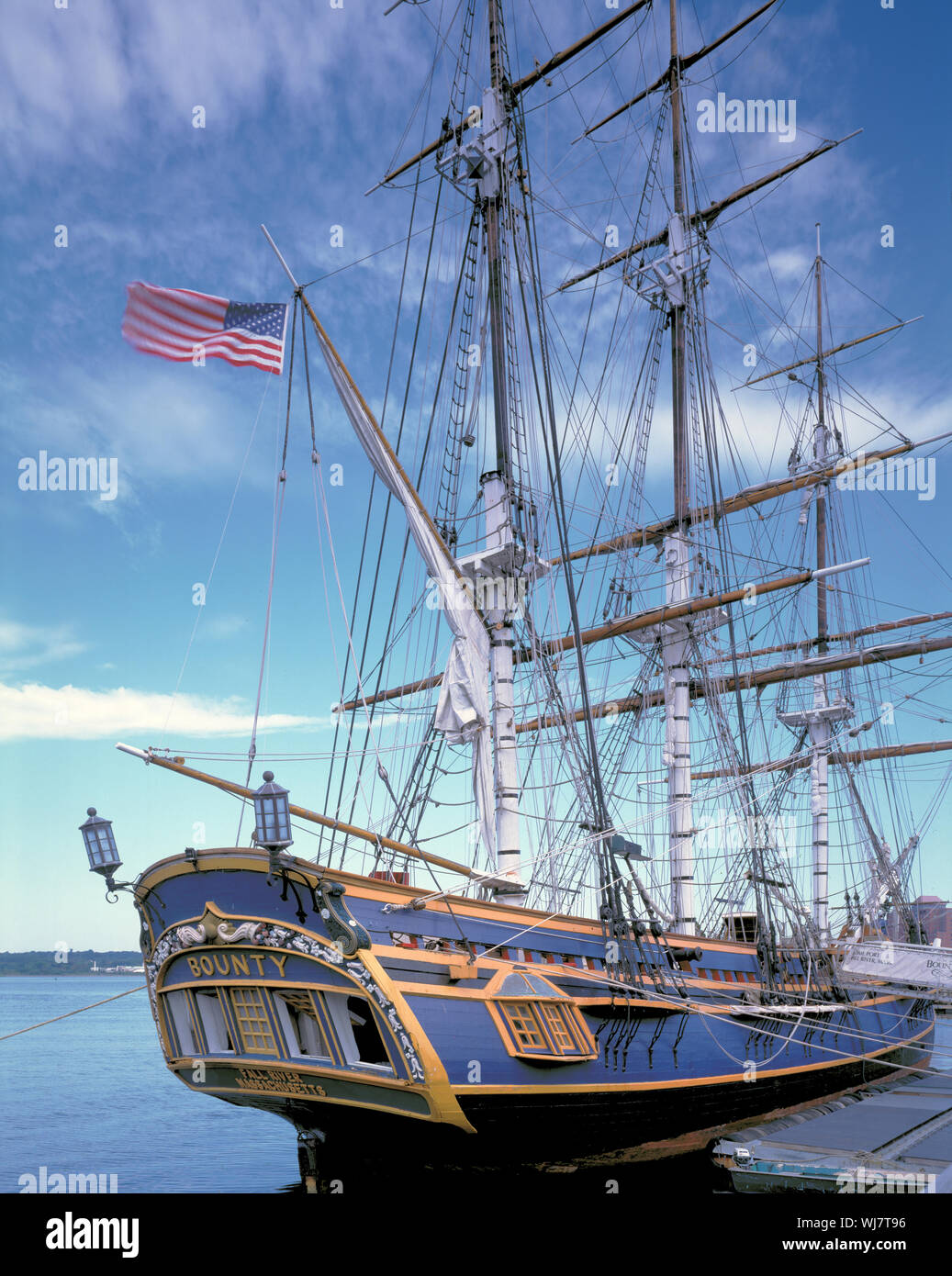 HMS Bounty, Fall River, Massachusetts Stock Photo - Alamy