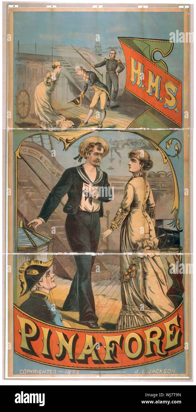 H m s pinafore hi-res stock photography and images - Alamy