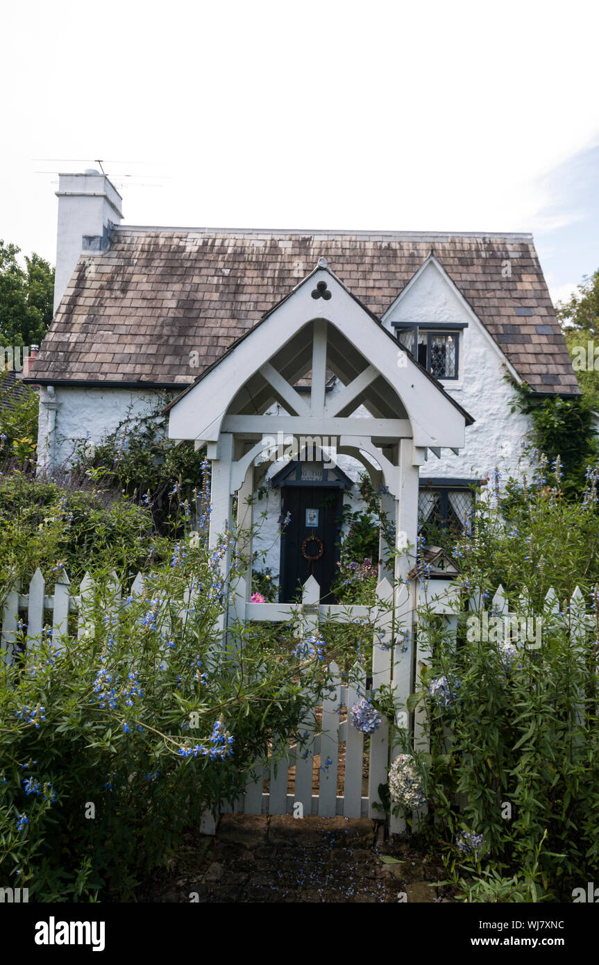 An old English styled house in Tamborine, a mountain tourist resort on ...