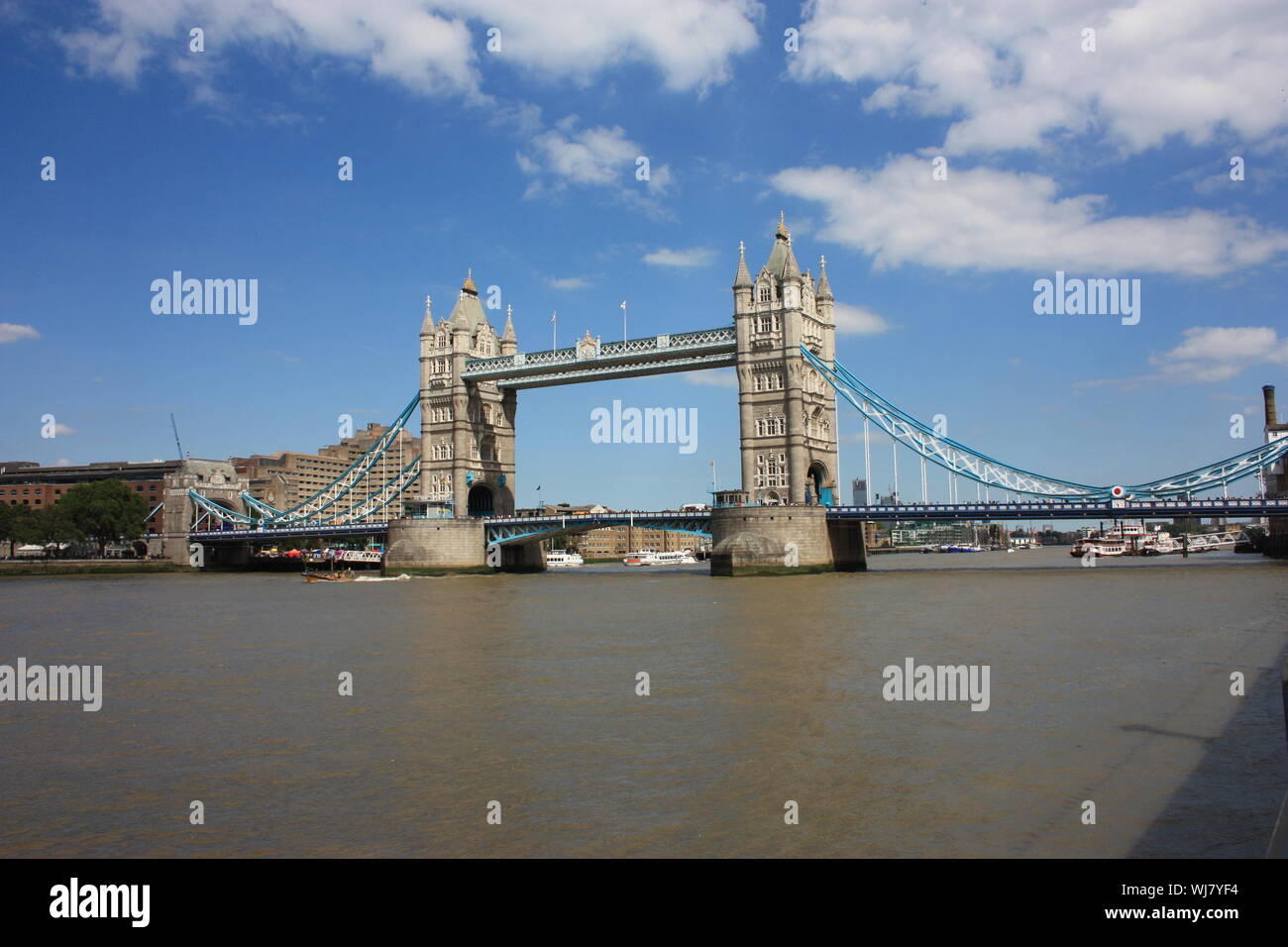 the ancient English landmark, the London Bridge, built on the waters of ...