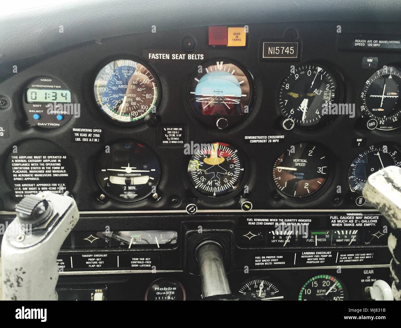Airplane cockpit flight simulator hi-res stock photography and images ...