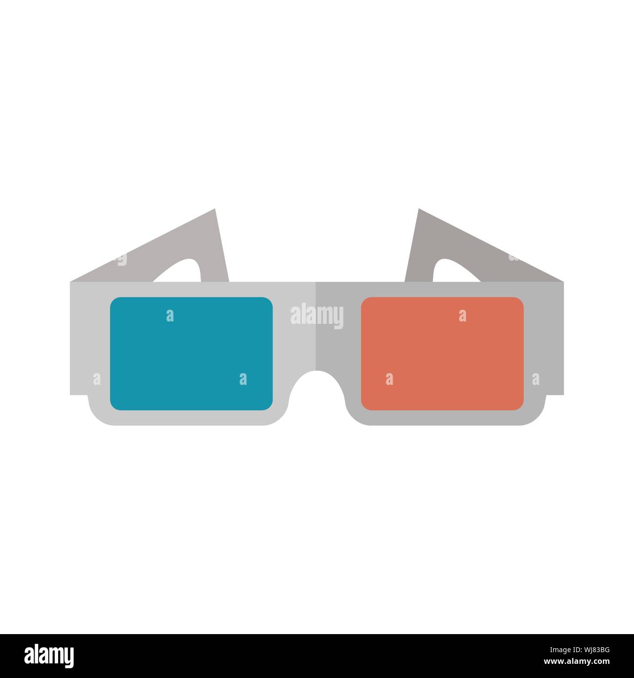 Isolated 3d glasses vector design Stock Vector Image & Art - Alamy