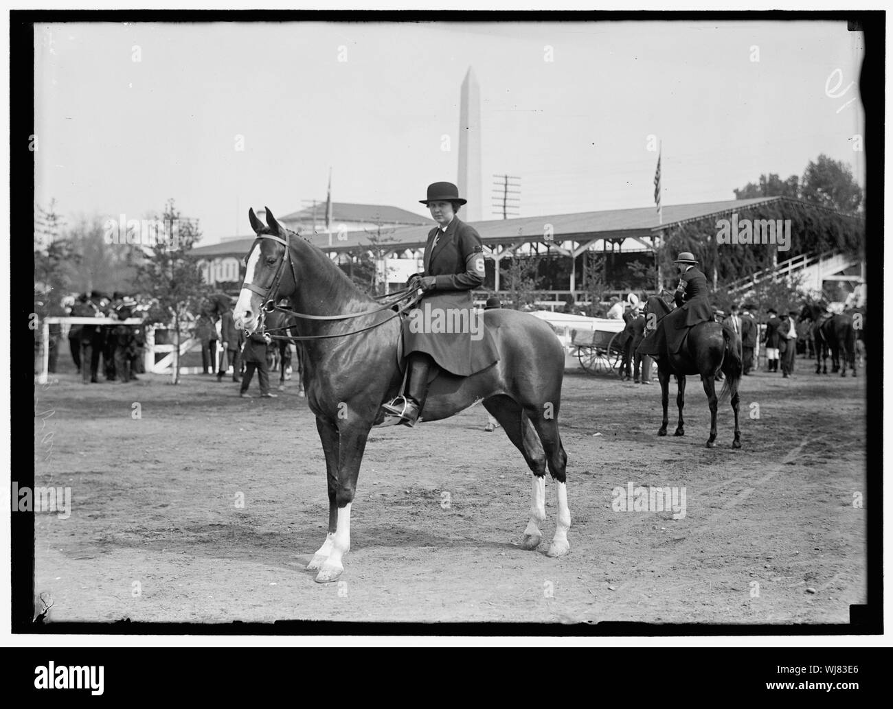At the horse show Cut Out Stock Images & Pictures - Alamy
