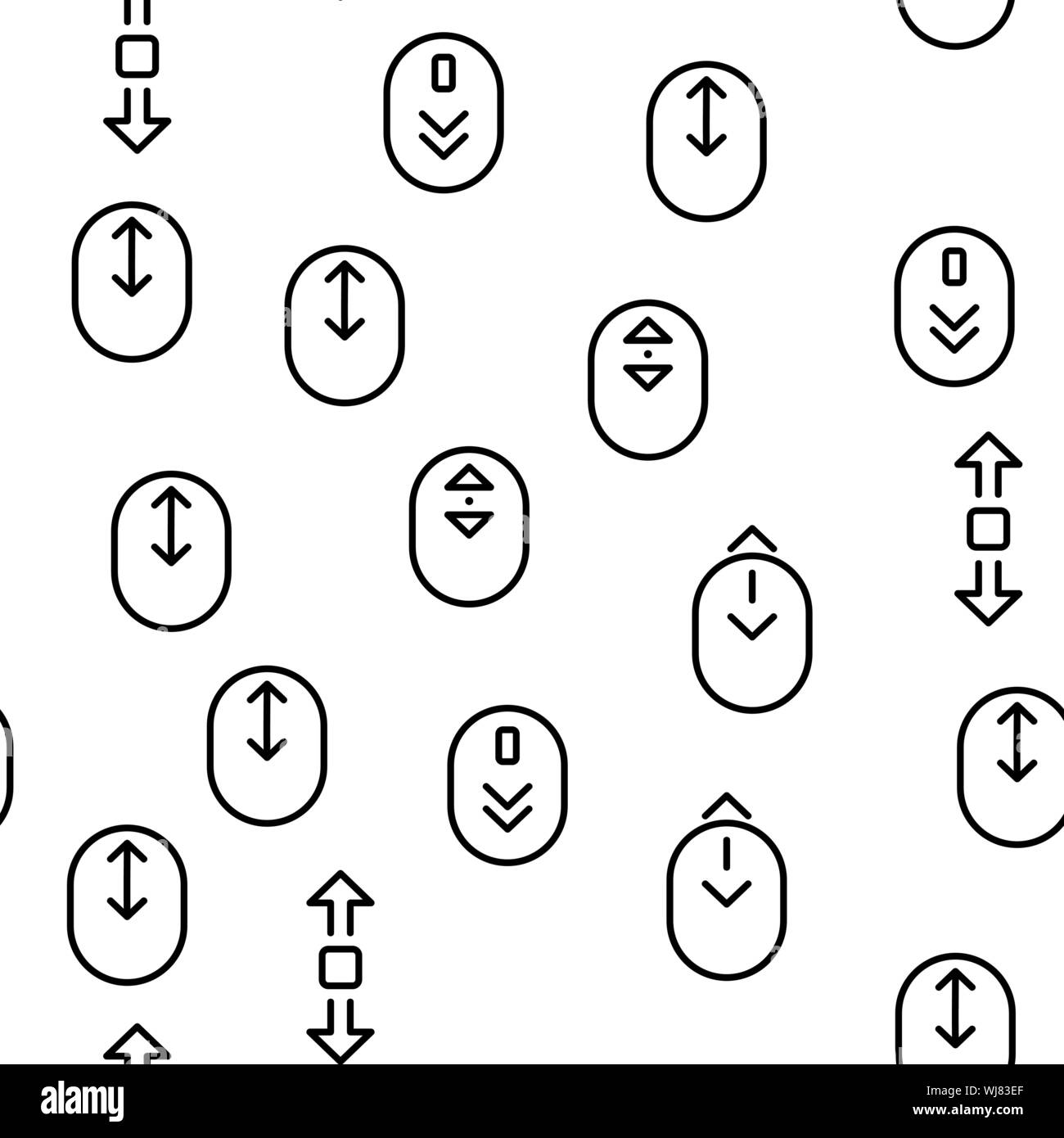 Scroll Vector Seamless Pattern Stock Vector Image & Art - Alamy