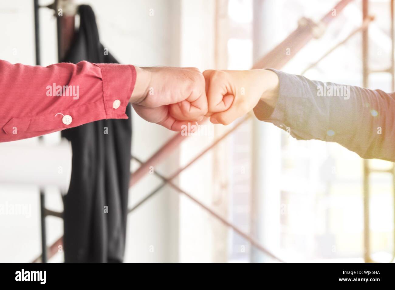 Bumping people hi-res stock photography and images - Alamy