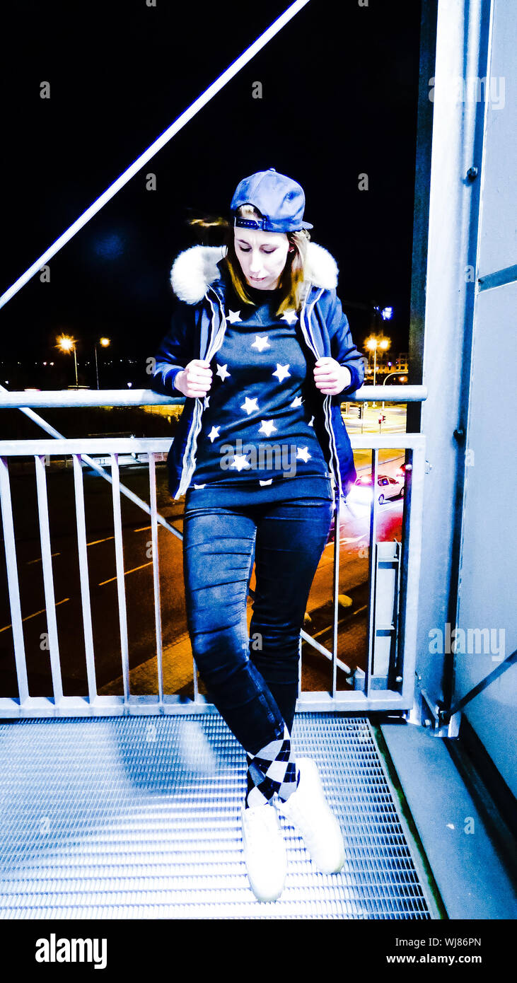 Balcony Railing Night High Resolution Stock Photography and Images - Alamy