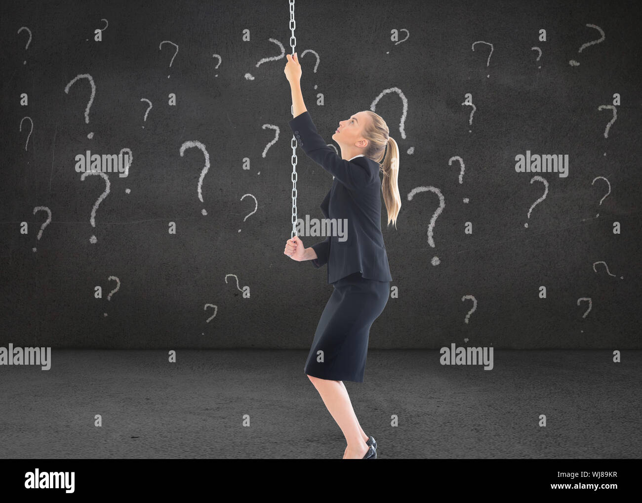 Chain question mark hi-res stock photography and images - Alamy