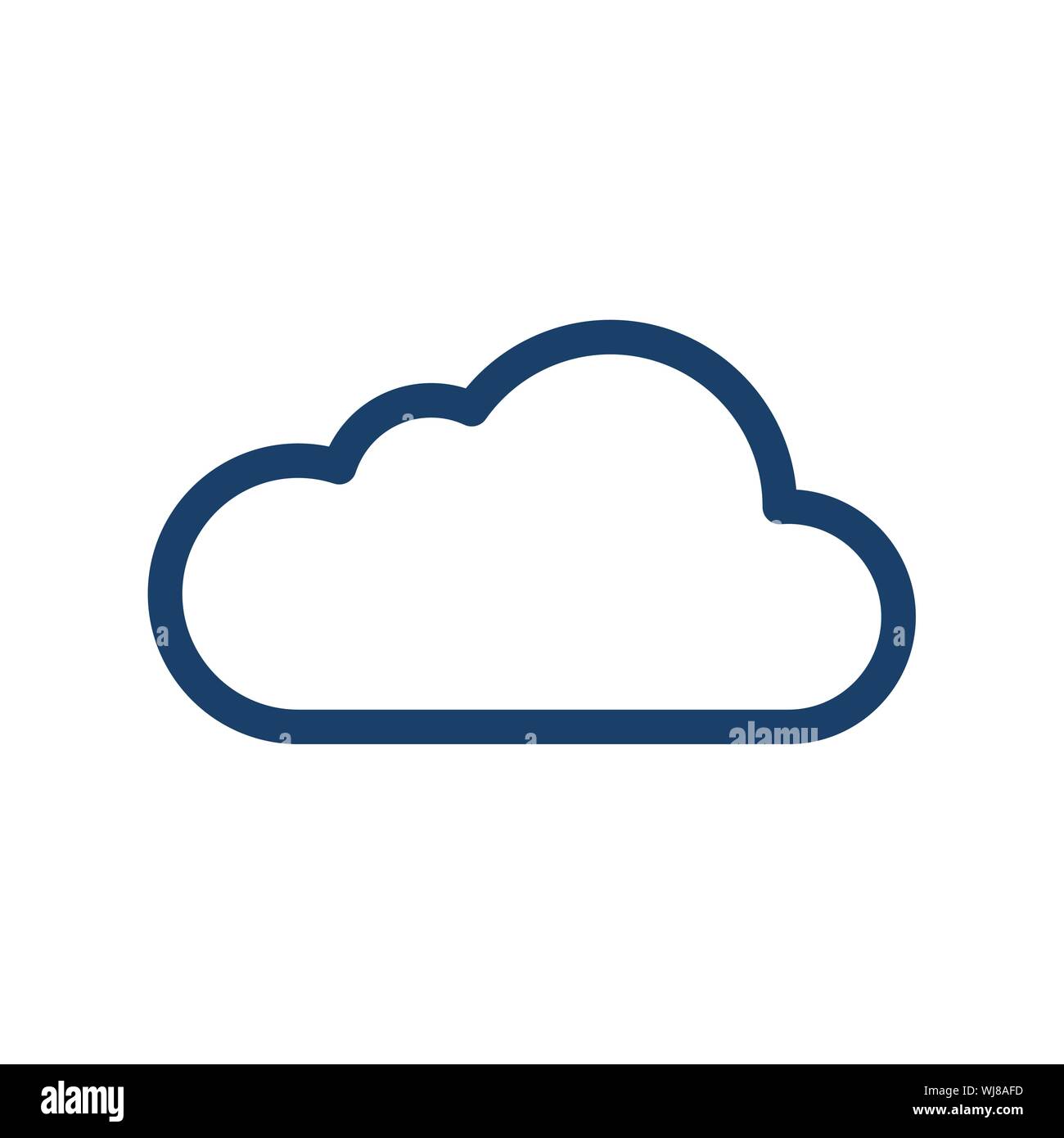 Isolated cloud design Stock Vector Image & Art - Alamy