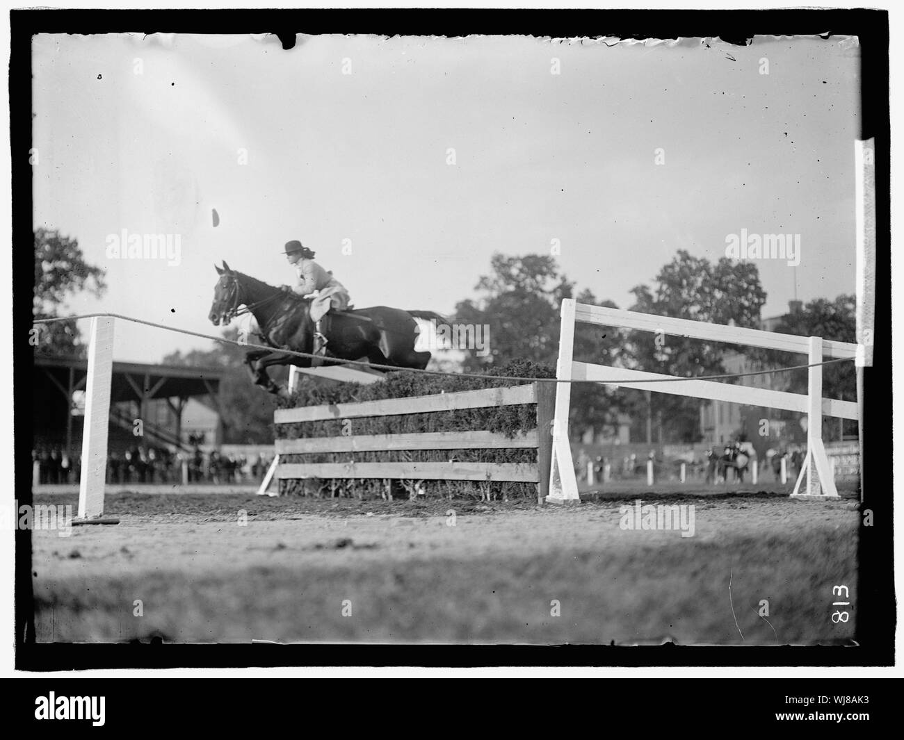 Horse show jumping equestrian event Cut Out Stock Images & Pictures - Alamy