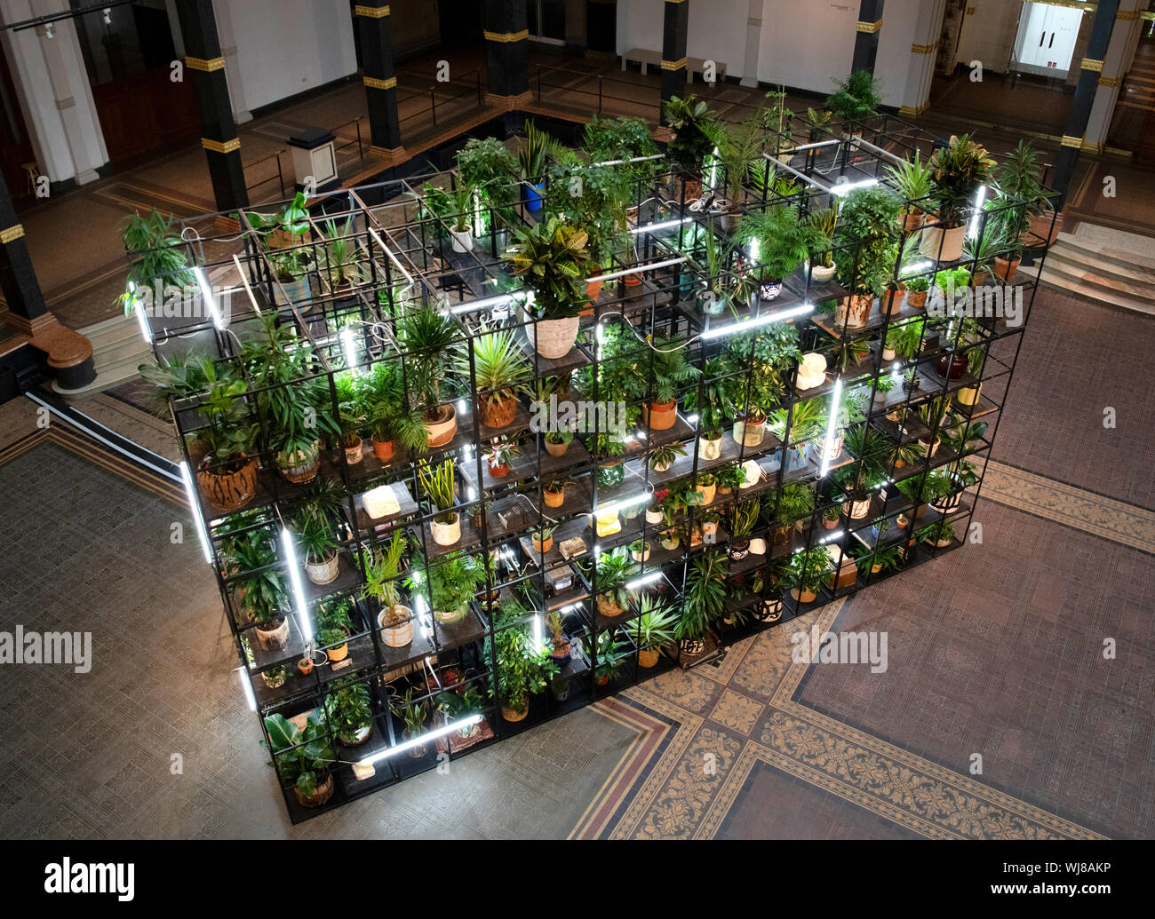 03 September 2019, Berlin: The installation "Antoine's Organ" by Rashid ...