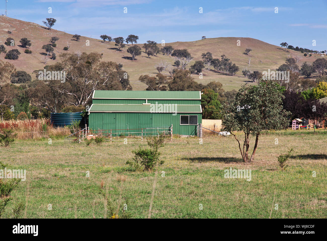 The road is in a rural location, Australia Stock Photo - Alamy