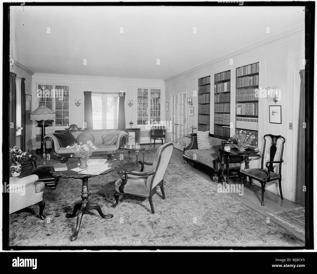 1900s interior house Black and White Stock Photos & Images - Alamy