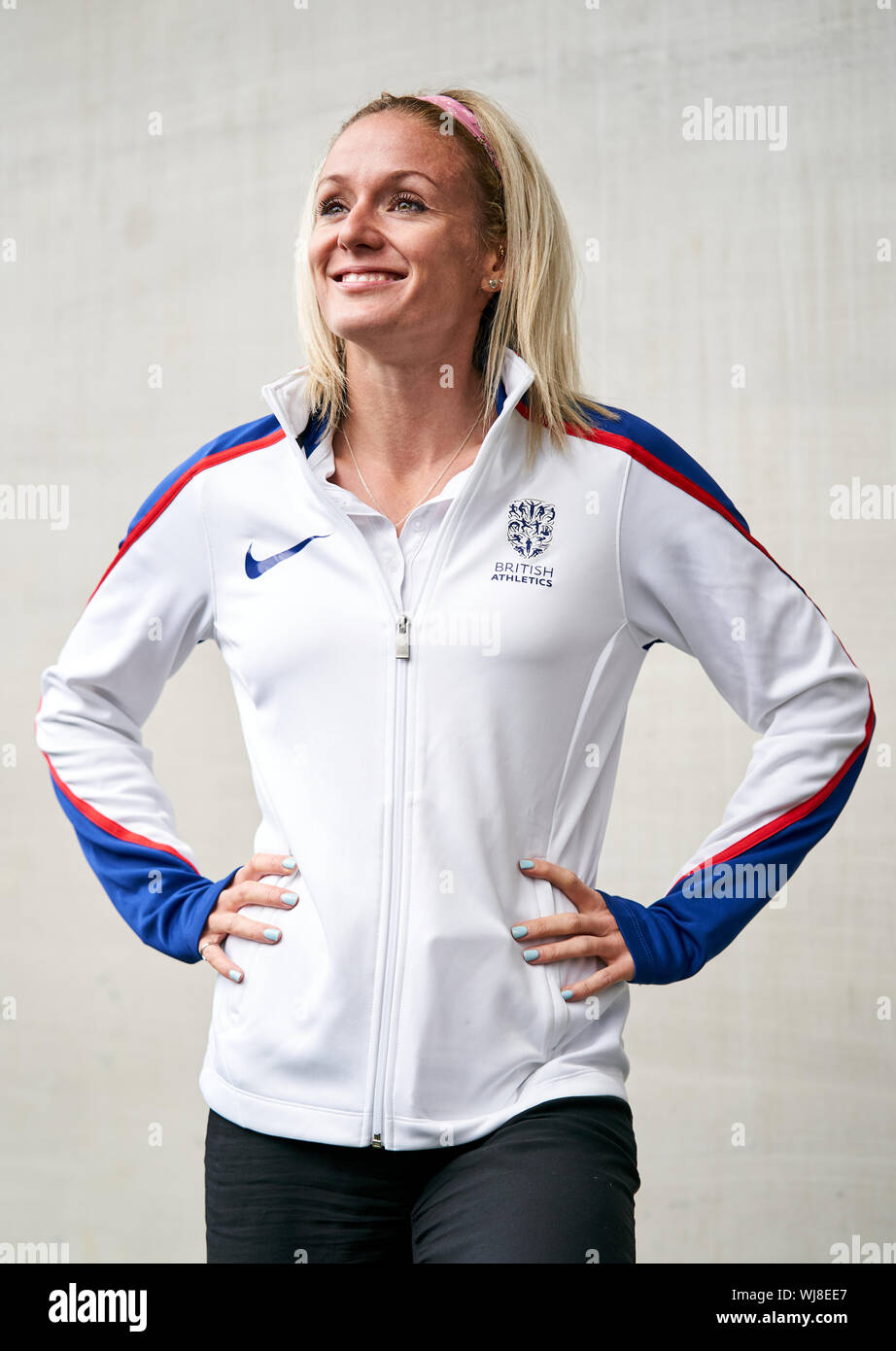 Great Britain's Meghan Beesley (400m Hurdles) during the team launch at ...