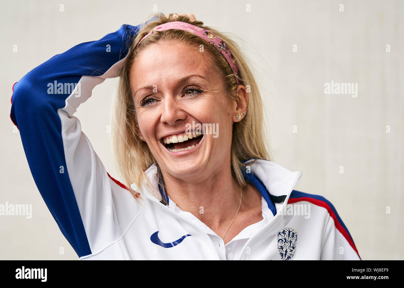 Great Britain's Meghan Beesley (400m Hurdles) during the team launch at ...