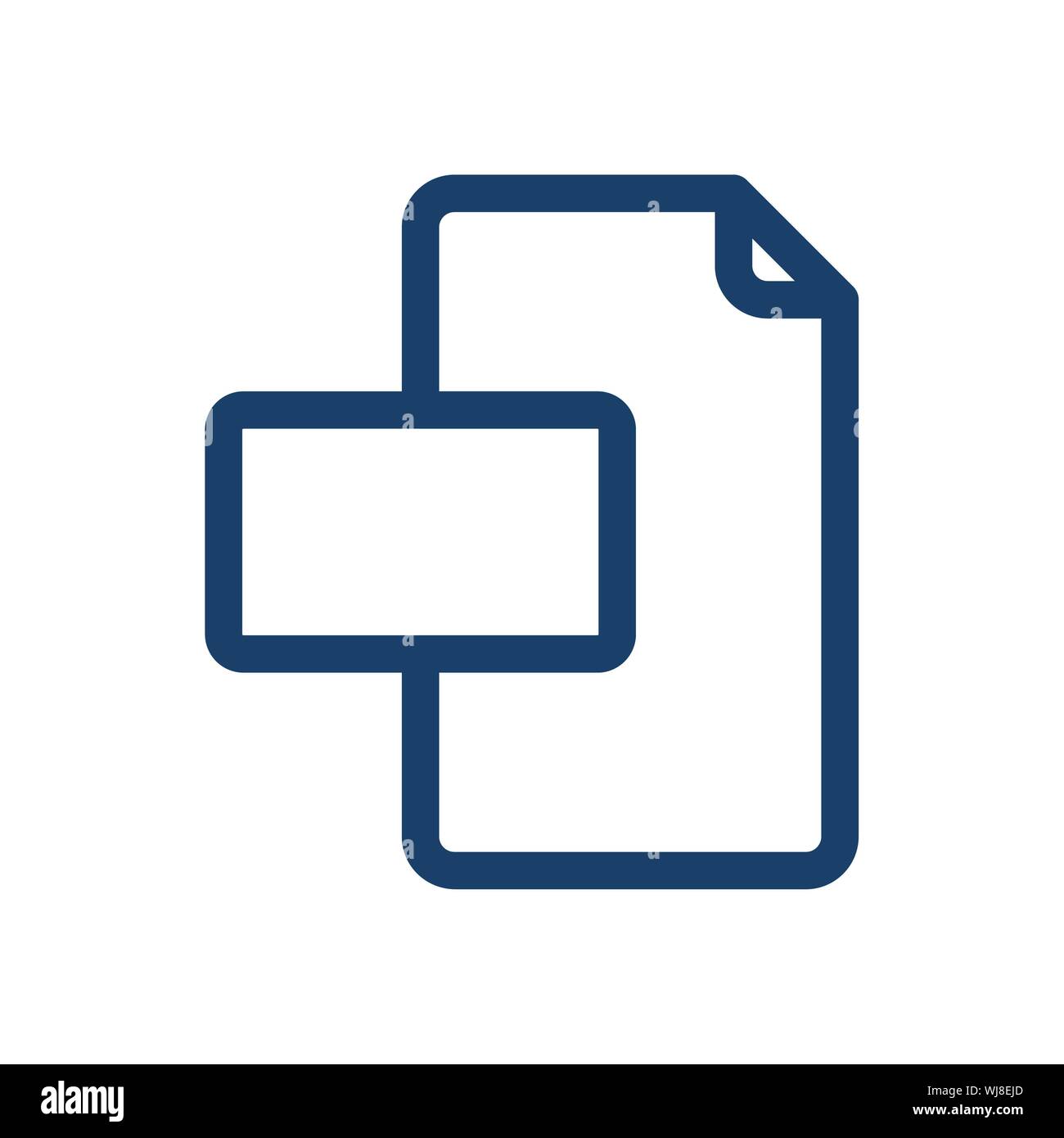 Isolated document vector design Stock Vector Image & Art - Alamy