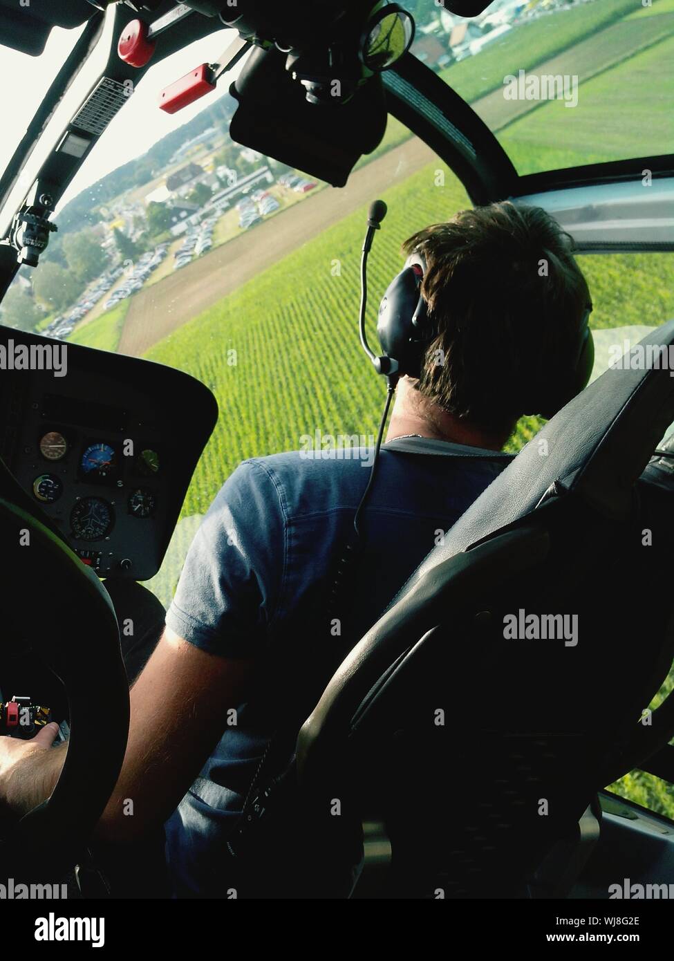 Interior of flying helicopter hi-res stock photography and images - Alamy