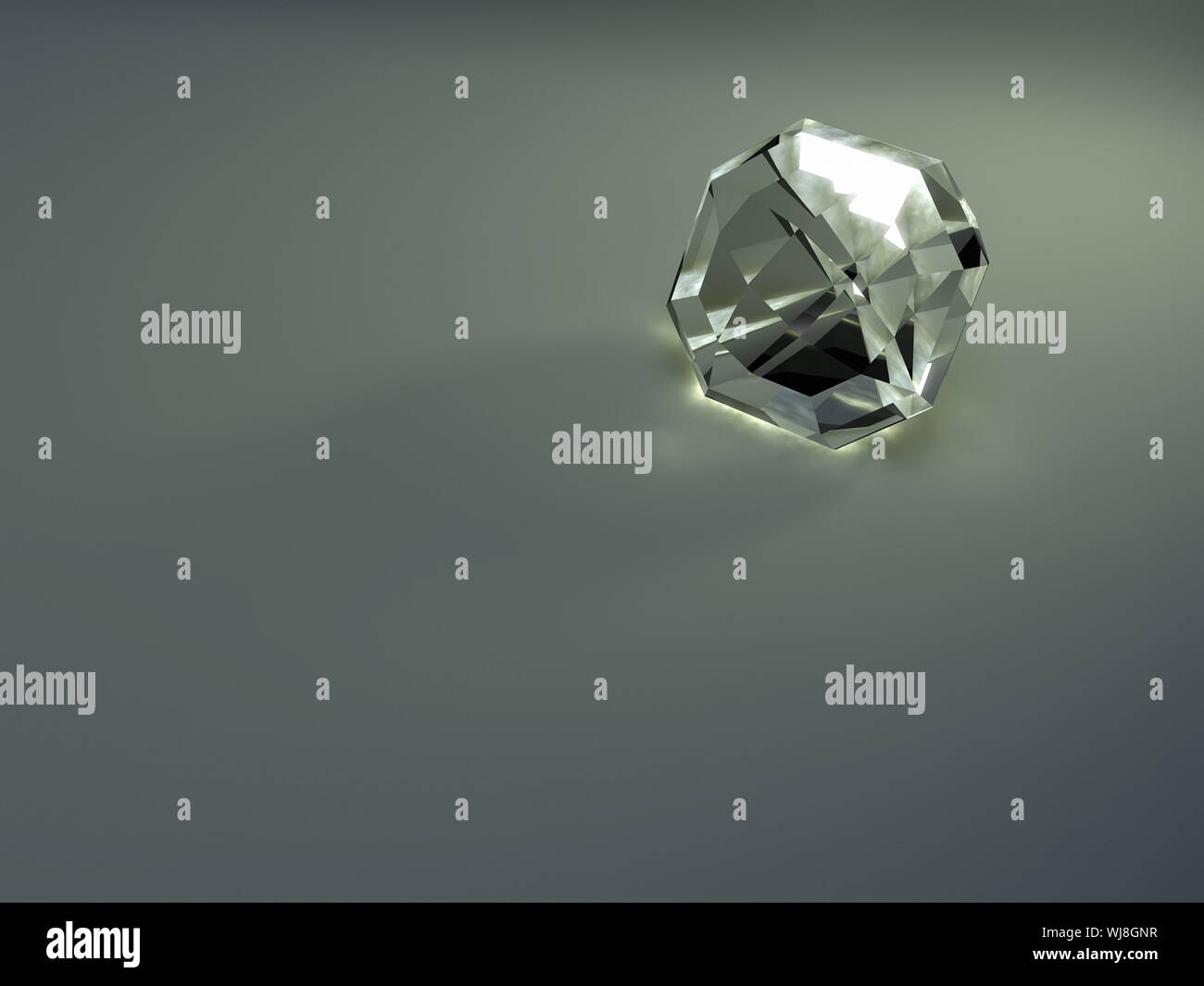 An image of a nice single diamond Stock Photo - Alamy