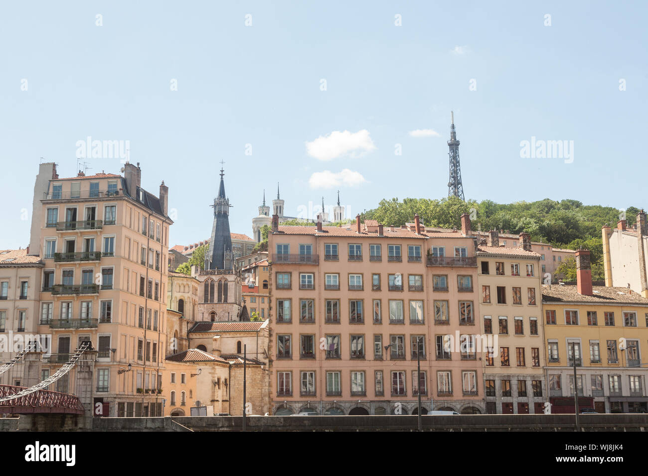 Old buildings on quay saone hi-res stock photography and images - Alamy