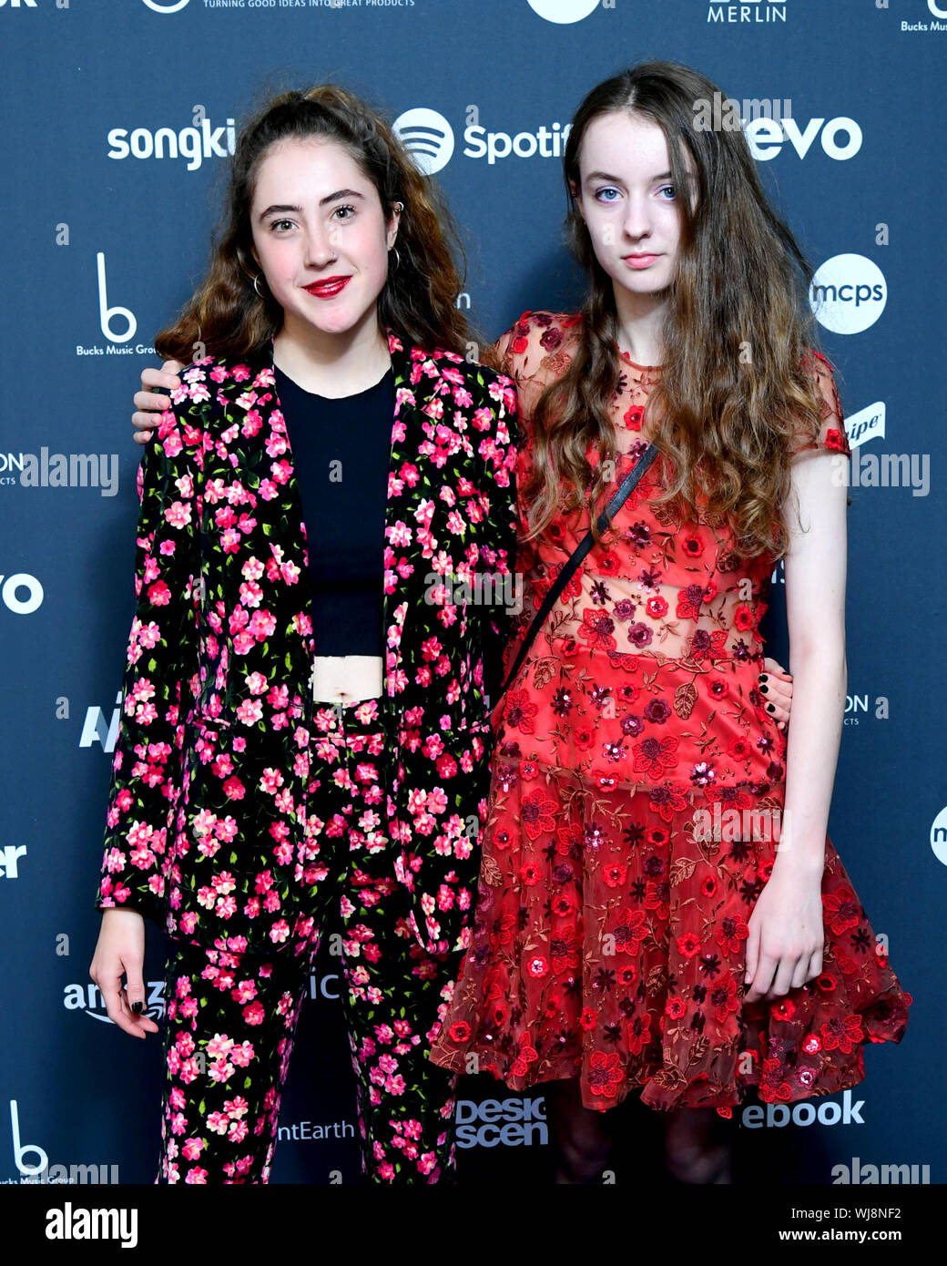 Rosa Walton and Jenny Hollingworth of Let's Eat Grandma attending the ...