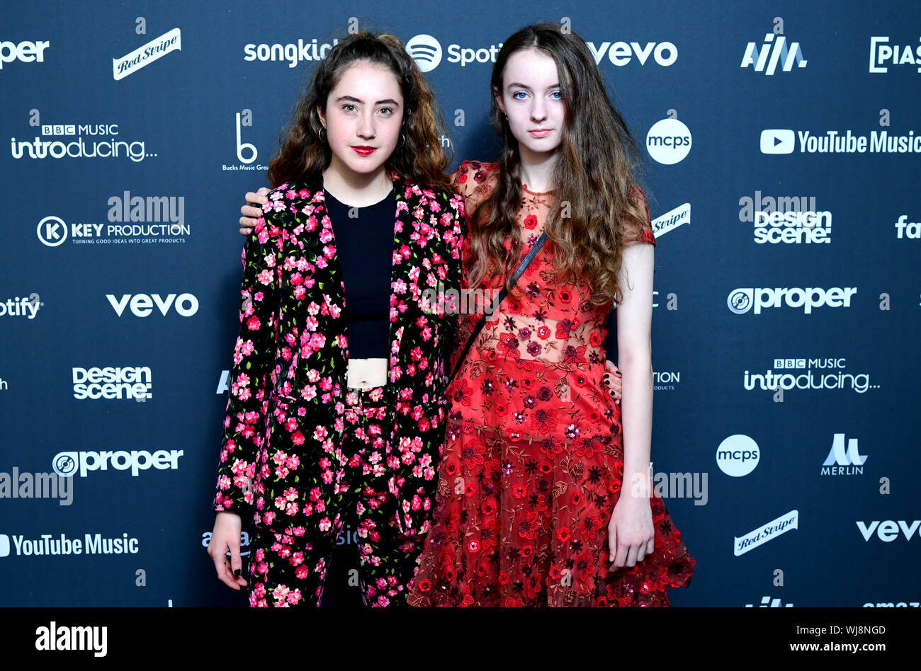 Rosa Walton and Jenny Hollingworth of Let's Eat Grandma attending the ...