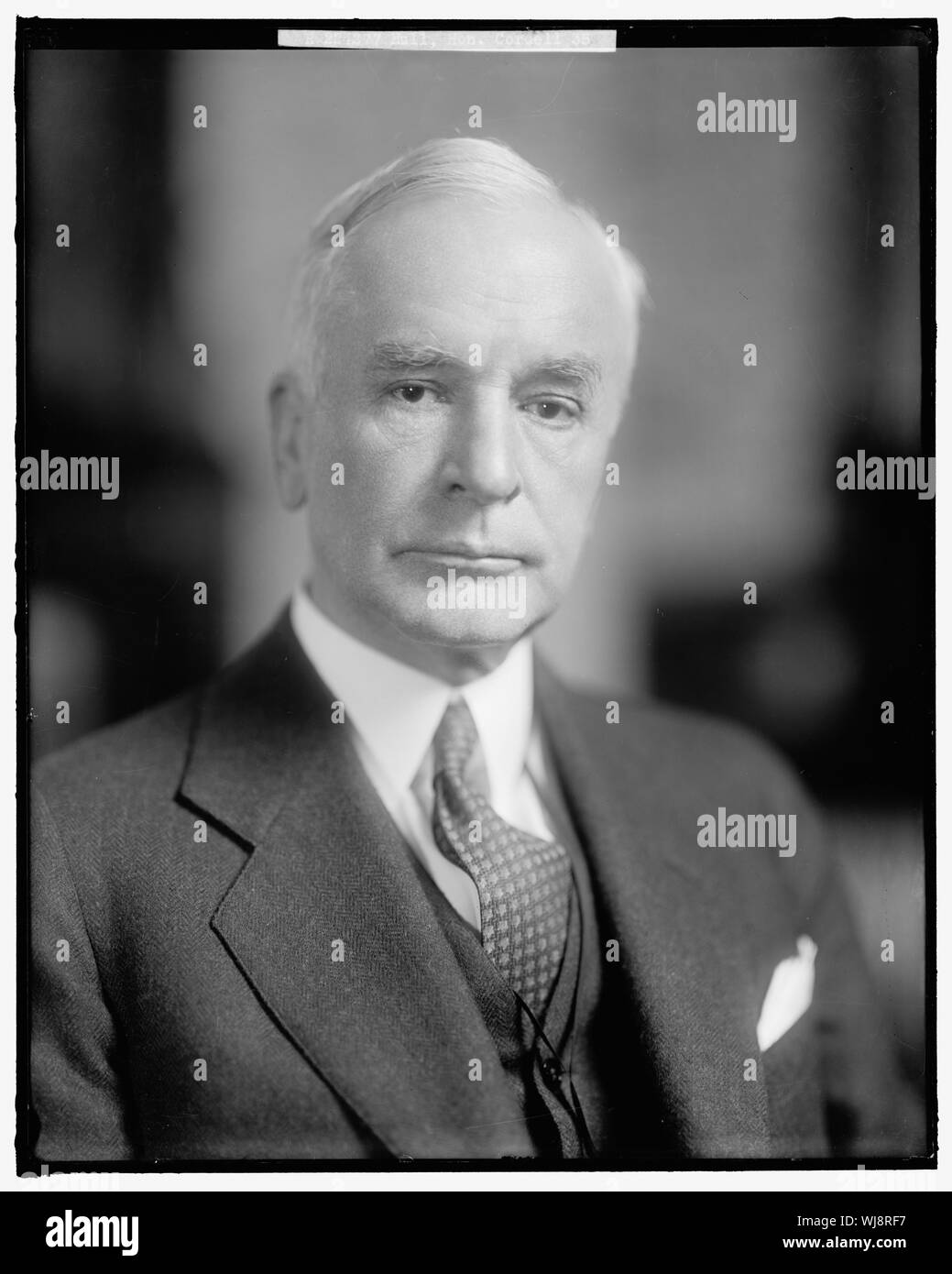 HULL, CORDELL. HONORABLE Stock Photo - Alamy