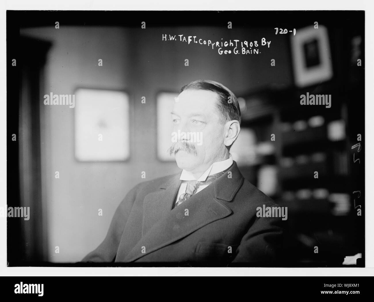 H.W. Taft seated Stock Photo - Alamy
