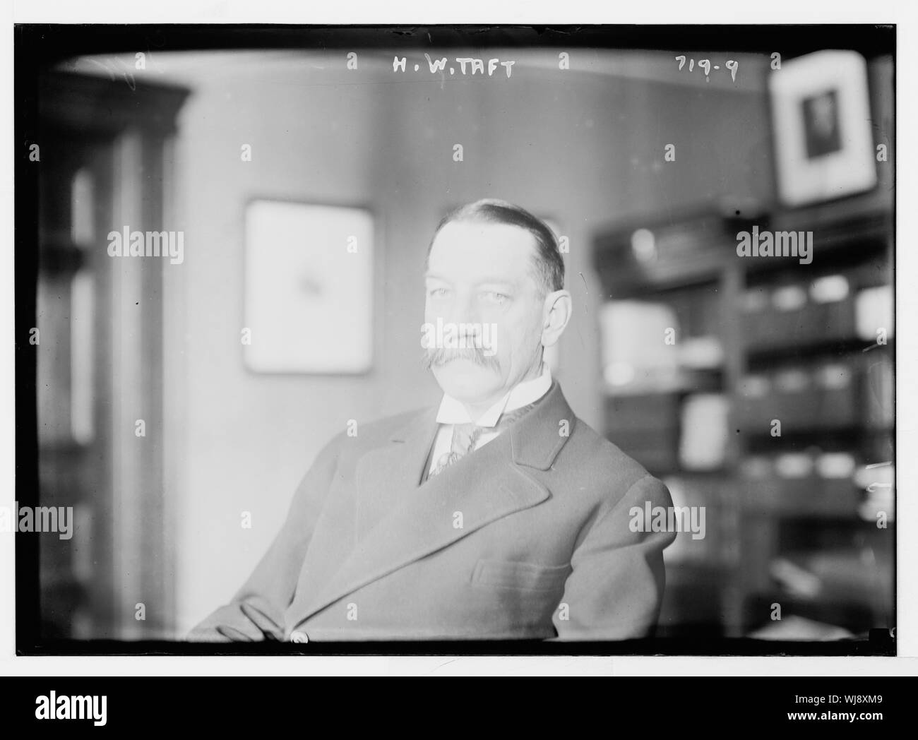 H.W. Taft seated Stock Photo - Alamy