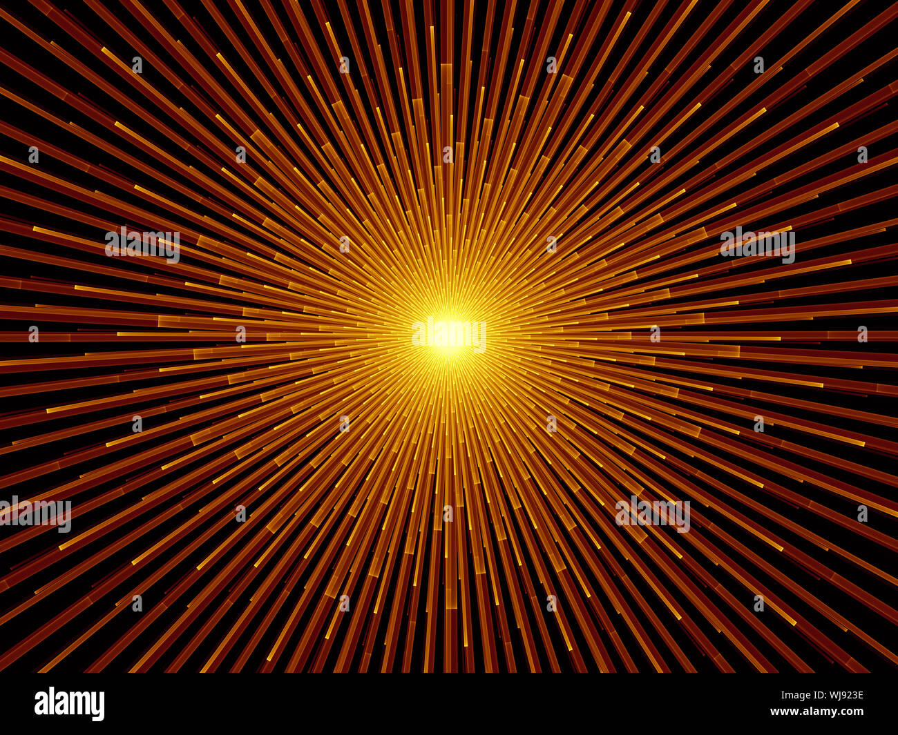 Fractal Burst series. Composition of fractal radial burst pattern ...