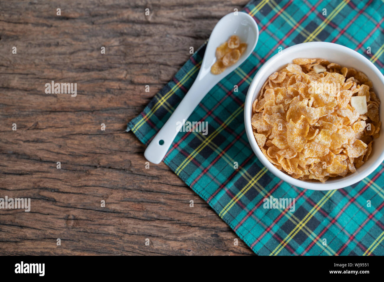 Fruit cornflakes on white hi-res stock photography and images - Alamy