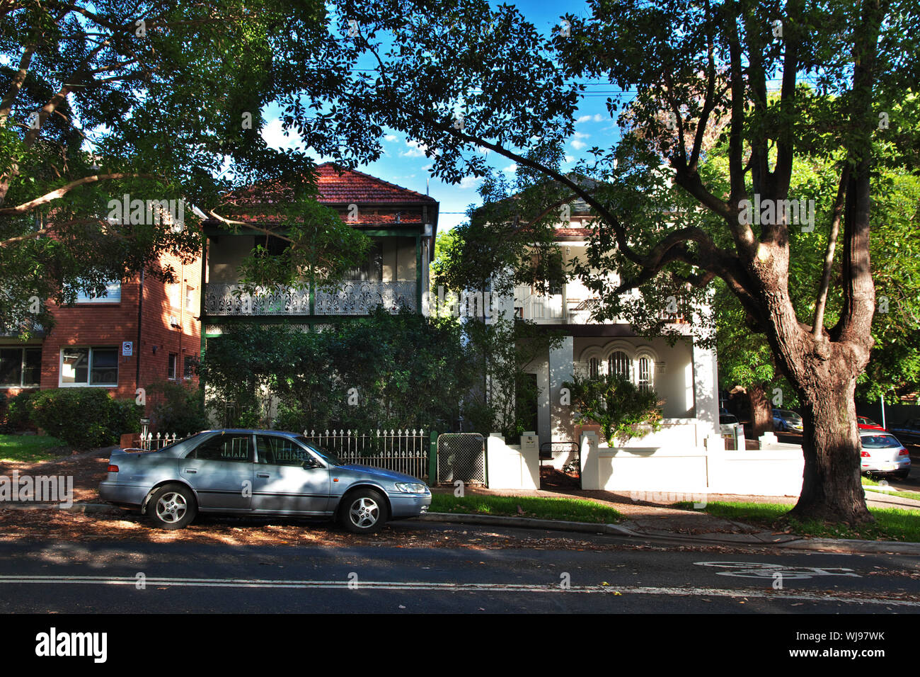 Shady Street High Resolution Stock Photography and Images - Alamy