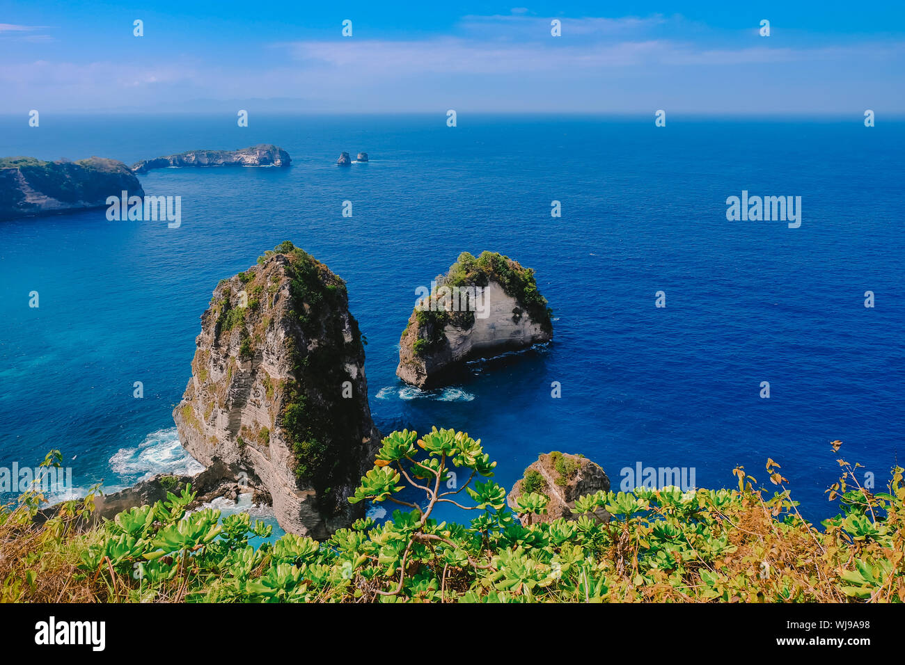 Aerial scenic nusa penida view hi-res stock photography and images - Alamy
