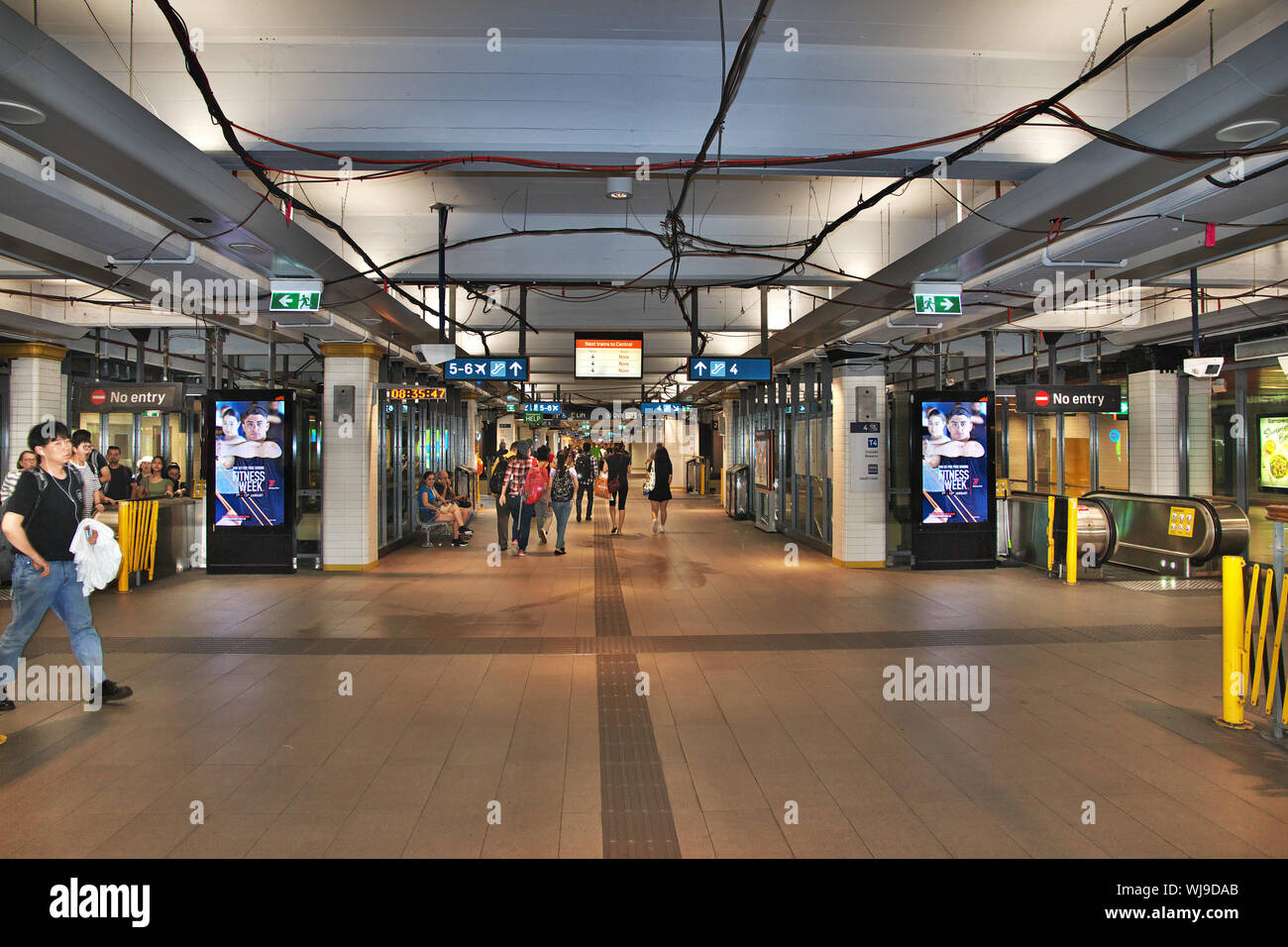 Sydney / Australia - 01 Jan 2019: Modern train to Sydney (metro ...