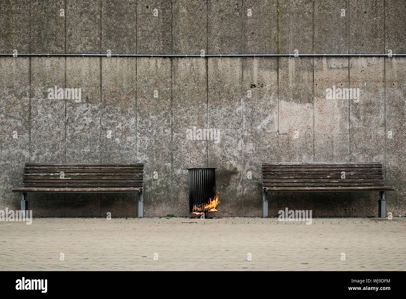 Garbage for fire hi-res stock photography and images - Alamy